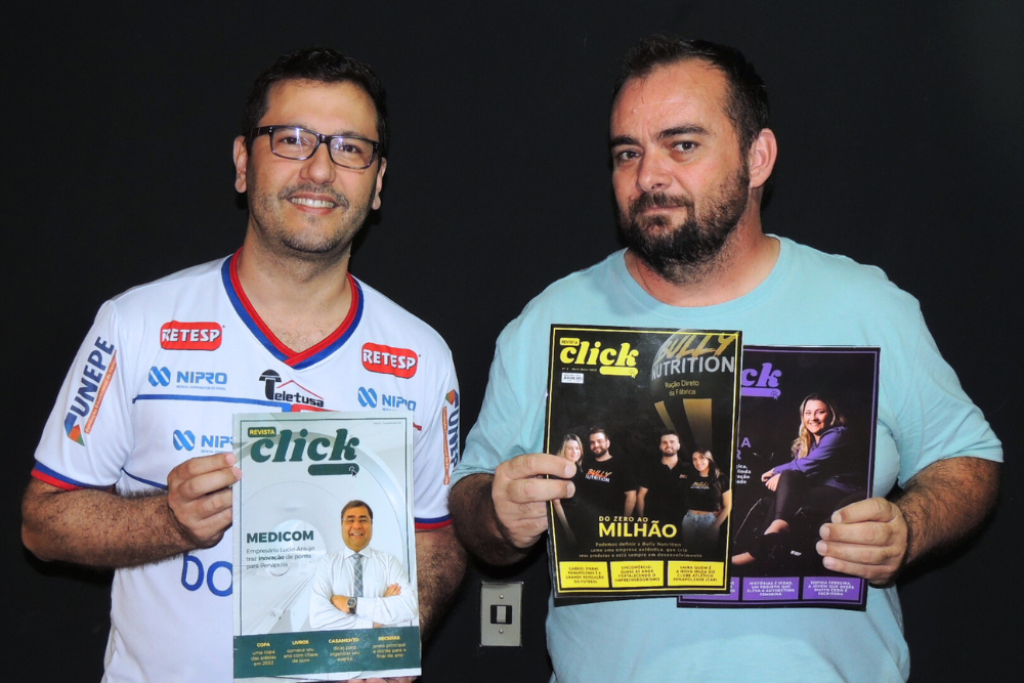 Editores lançam o terceiro número da Revista Click em Penápolis no mês ...