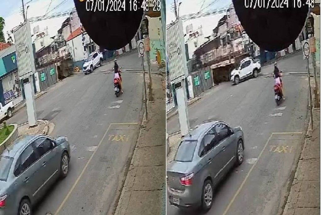 Vídeo mostra picape arremessada por locomotiva ao atravessar trilhos em ...