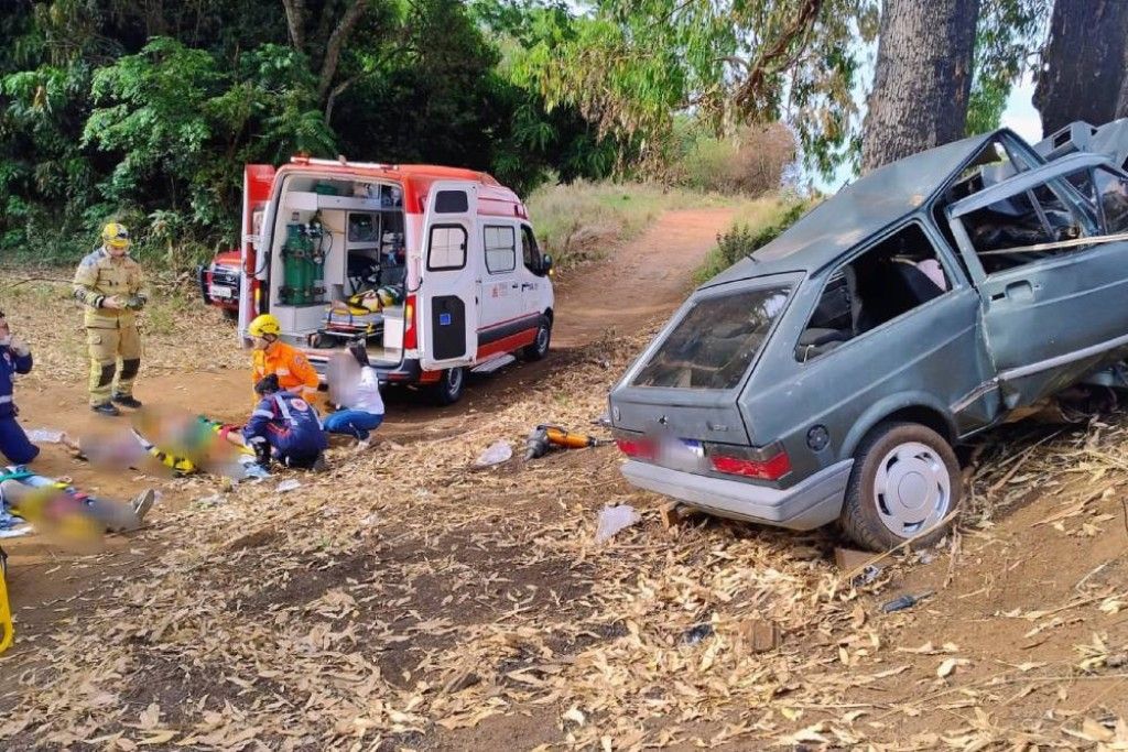 Mulher e bebê morrem em grave acidente na MG-179 entre Machado e Alfenas