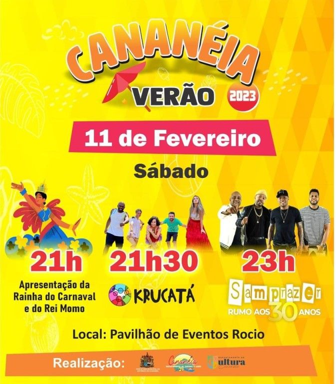 Grito de Carnaval acontece hoje em Cananeia