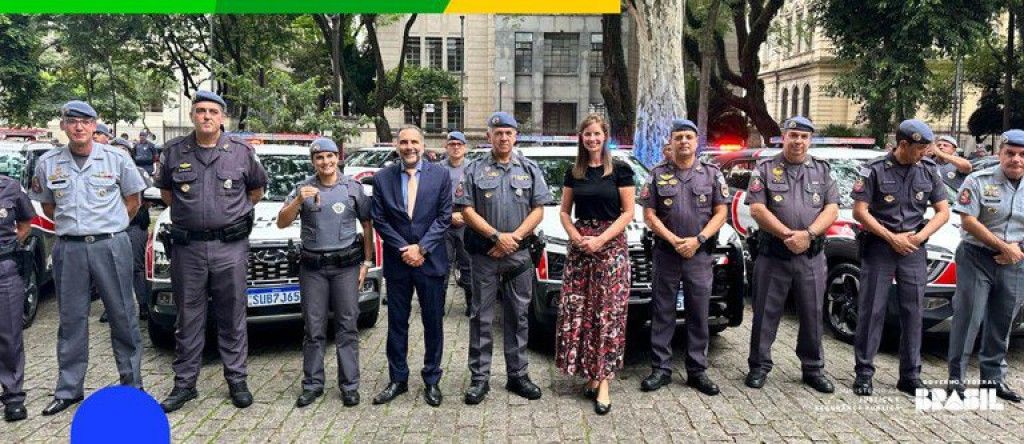 MJSP entrega R$ 6,2 milhões em viaturas para o estado de São Paulo