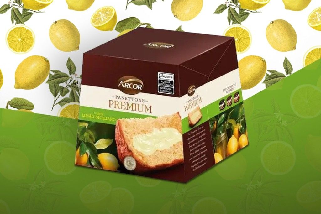 Arcor apresenta panettone sabor limão siciliano