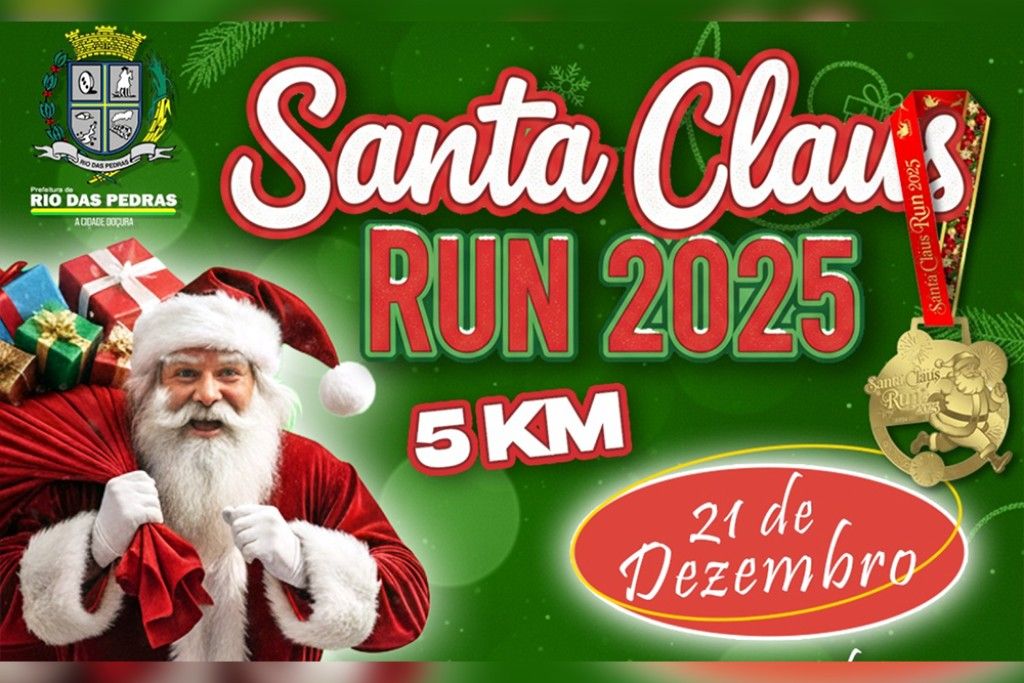 Santa Claus Run 2025 promete agitar Rio das Pedras