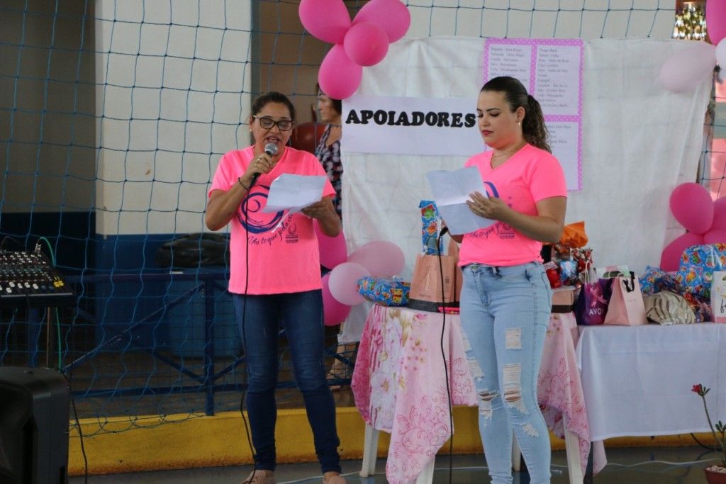 Mulheres de São Clemente participam de atividades alusivas ao Outubro Rosa