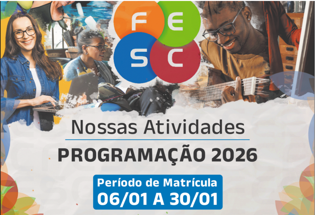 FESC divulga programação de cursos para 2026 e abre matrículas