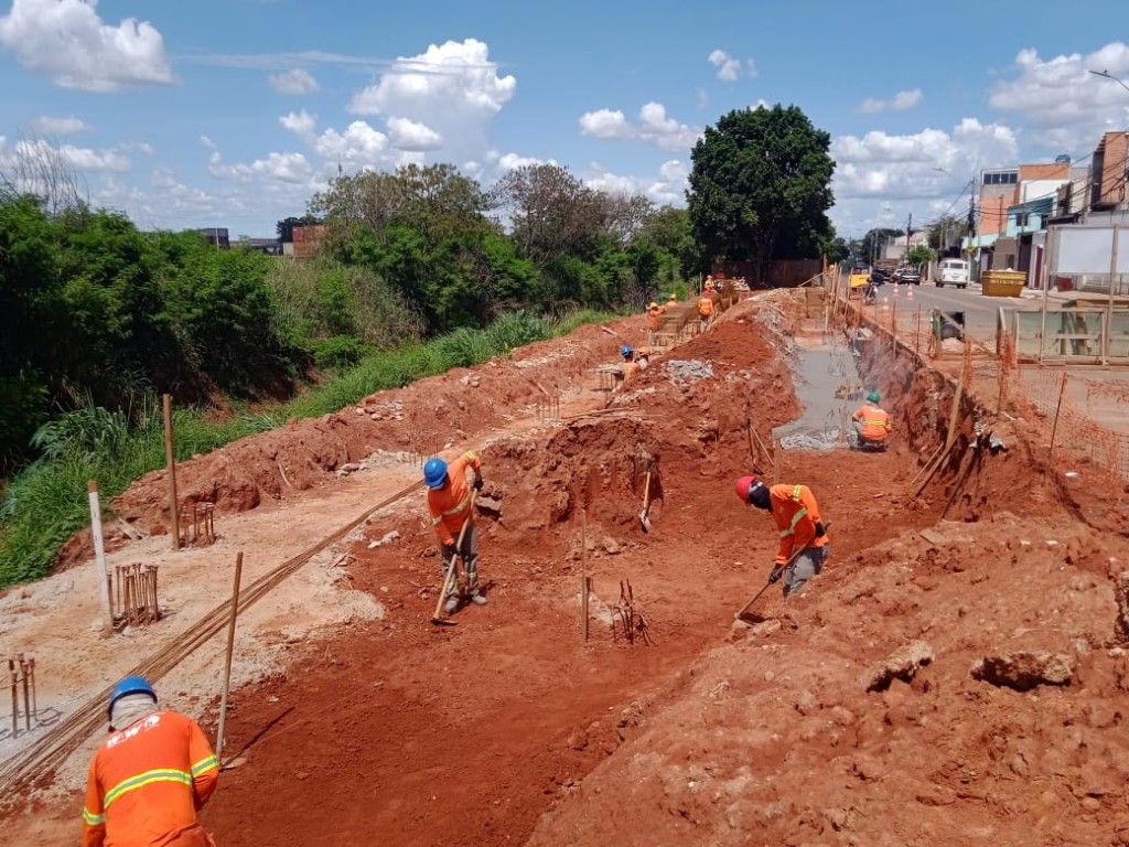Obras de viaduto Sumaré-Hortolândia avançam com a estrutura de sustentação