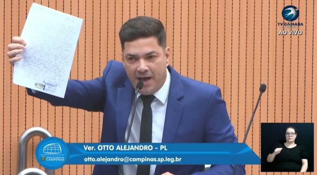 Câmara de Campinas abre Comissão Processante contra vereador Otto Alejandro