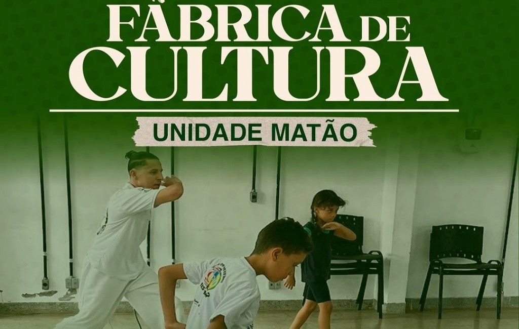 Fábrica de Cultura Matão abre vagas para aulas de teatro, capoeira e ritmos