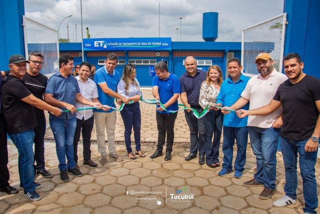 Inauguração da Estação de Tratamento de Água é um marco histórico para ...