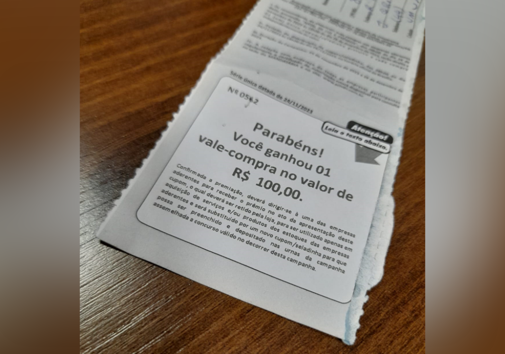 Seladinhas premiadas podem ser trocadas por vales-compra até dia 28 de ...