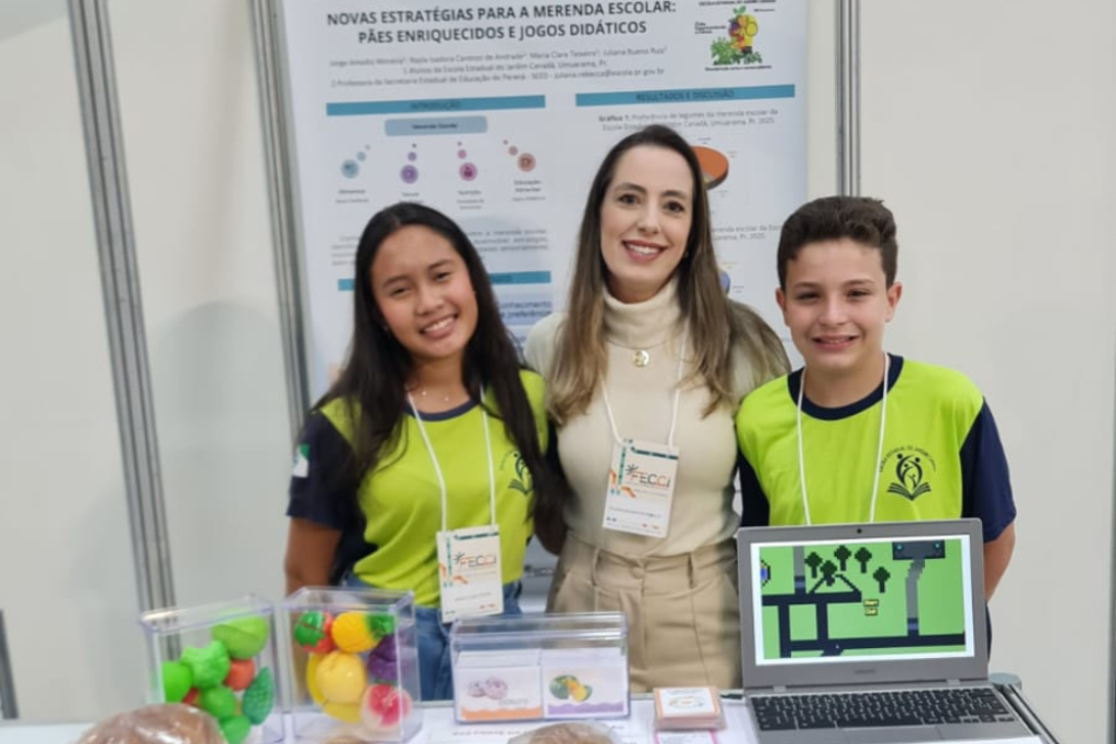 FECCI 2025: alunos de Umuarama inovam com pães nutritivos e jogos didáticos