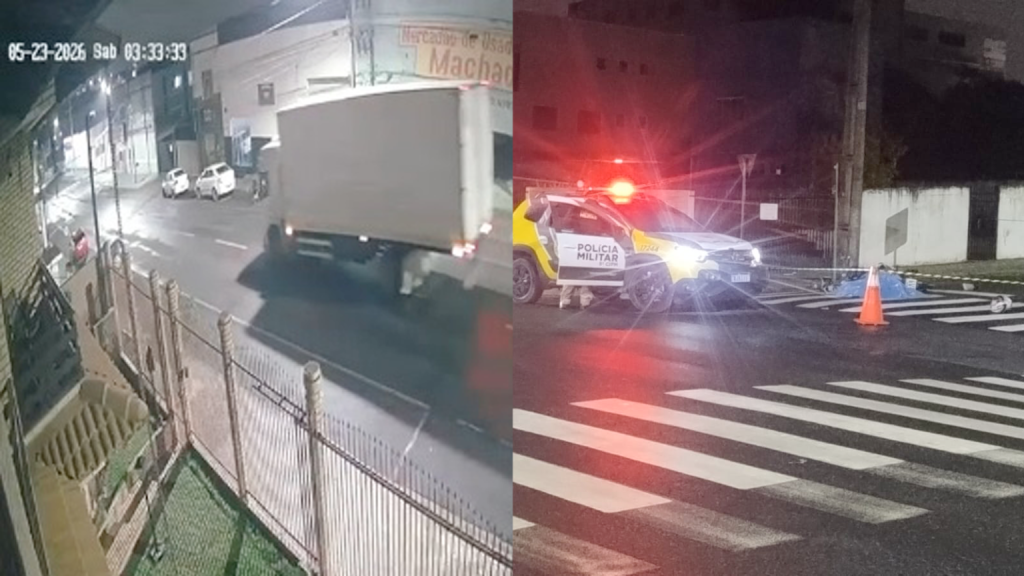Jovem de 21 anos morre em grave acidente entre caminhão e motocicleta ...